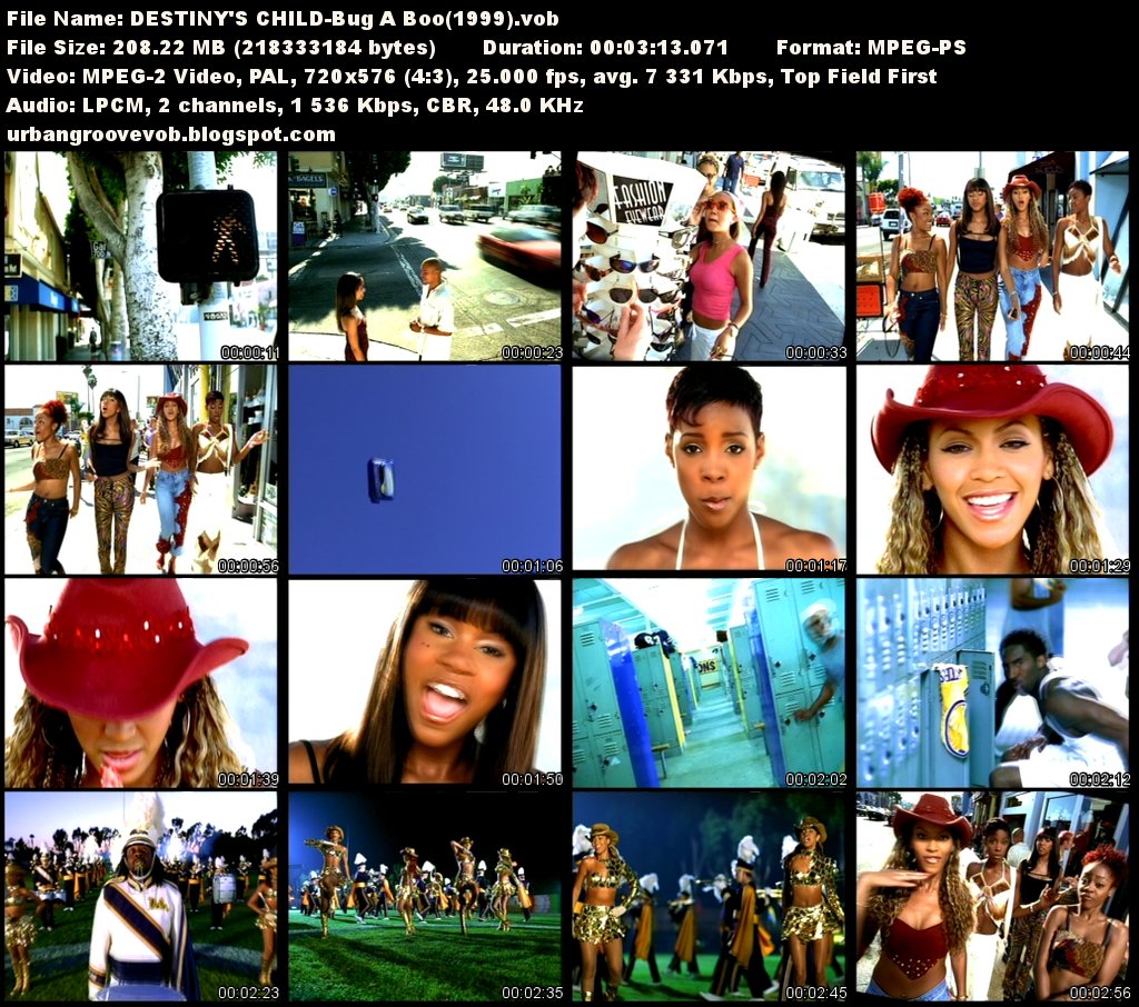Urban Groove Vob Collection: Destiny's Child - Bug A Boo (1999)