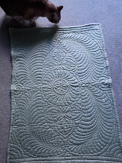 Welsh Quilts: Durham Cot quilt - 40s or 50s