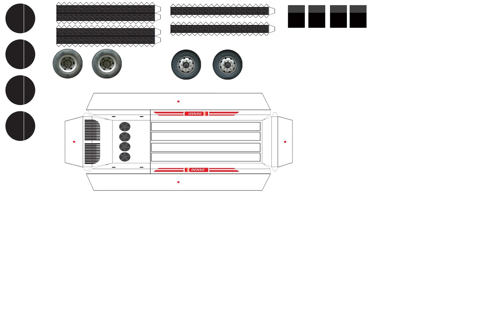 Papercraft Bus ~ ali.go.blog