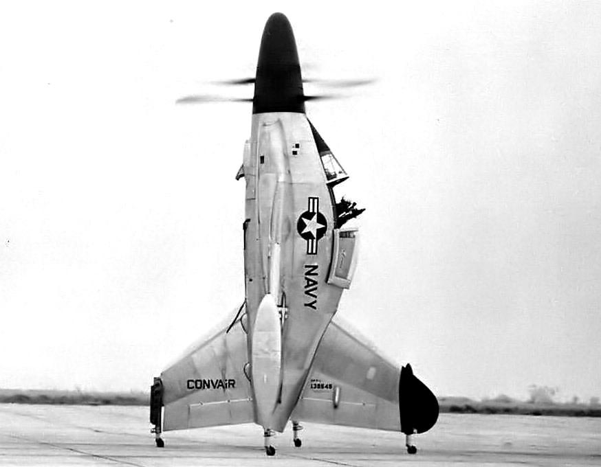 FDRA - Fuerza Aérea: Caza VTOL: Convair XFY-1 Pogo