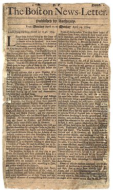 OLD NEWSPAPERS : First American Newspaper