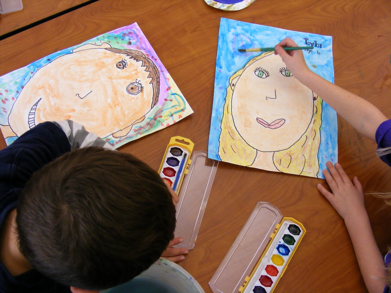 Suffield Elementary Art Blog!: 1st Grade Self-Portraits