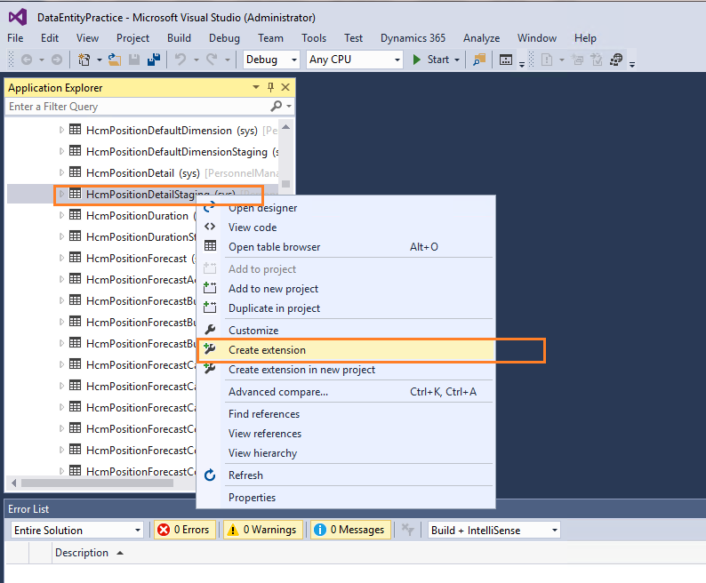 Dynamics AX Technical Blog: Adding custom reference field to Data Entity Extension in D365 / AX 7