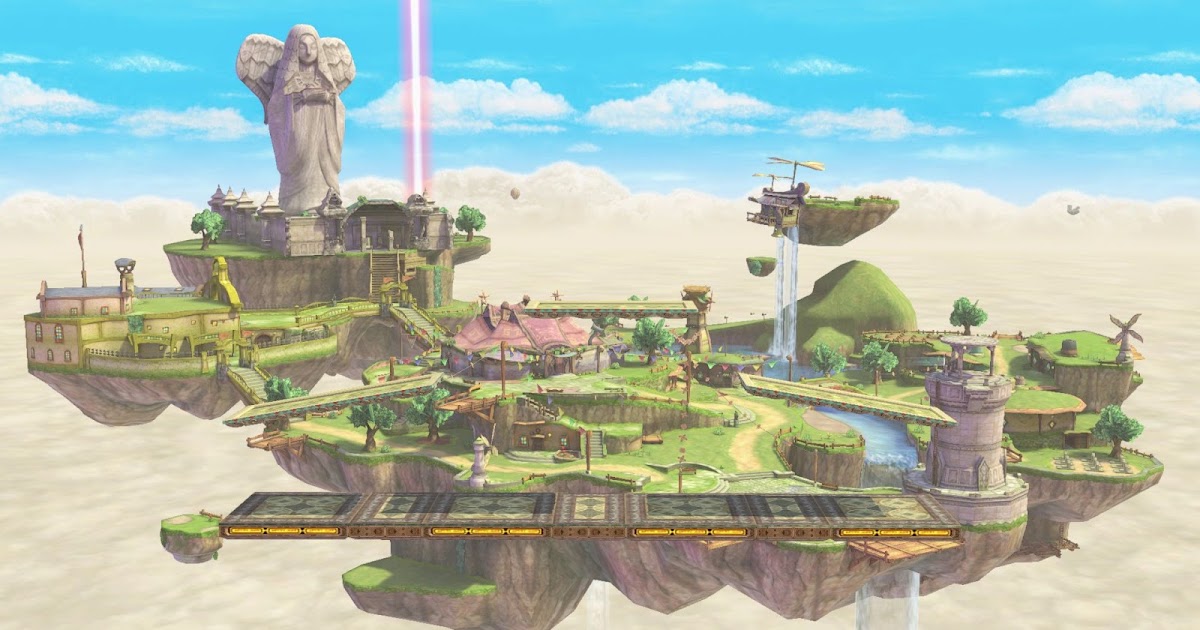 Hyrule Blog - The Zelda Blog: Super Smash Bros. Zelda Stages: Skyloft