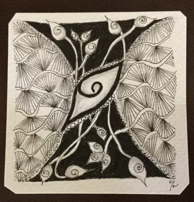 Tickled To Tangle: "It's a String Thing" #106 Tiles