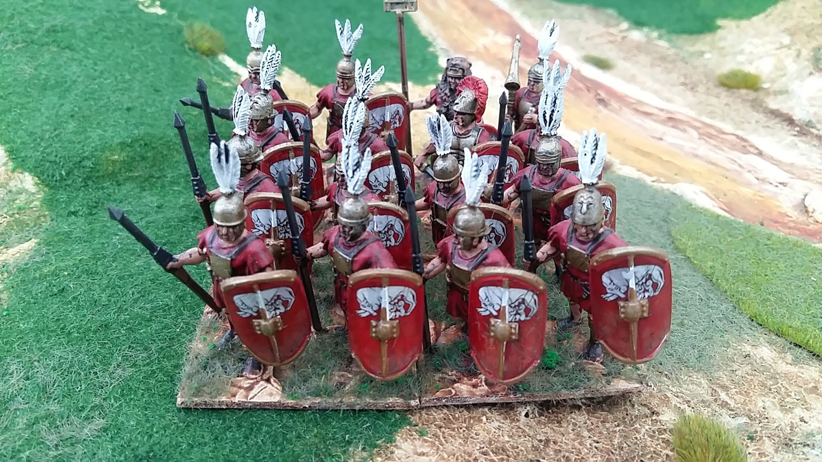 Painting Wargames Figures: VICTRIX Painted Republican Roman Legio on eBay