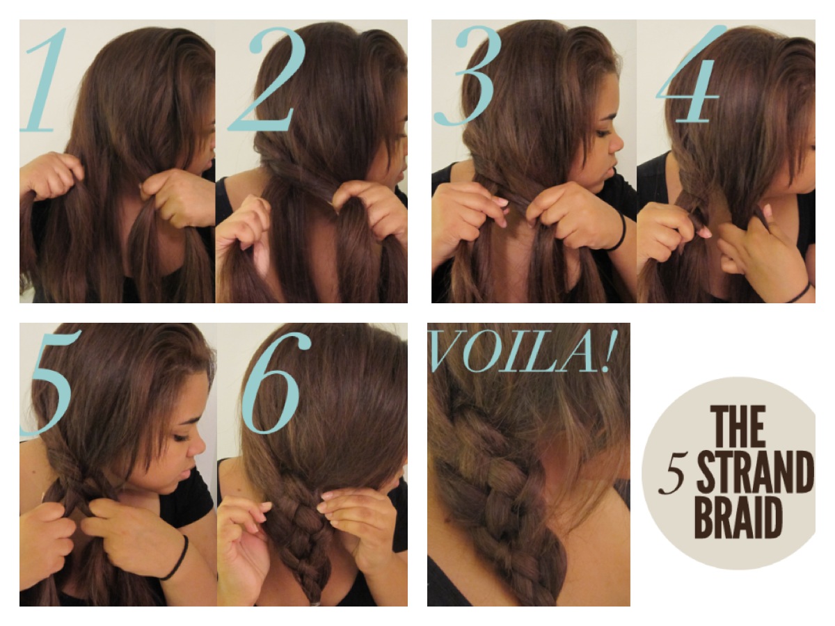 Shopaholic Elizabeth : Tutorial: The 5 Strand Braid