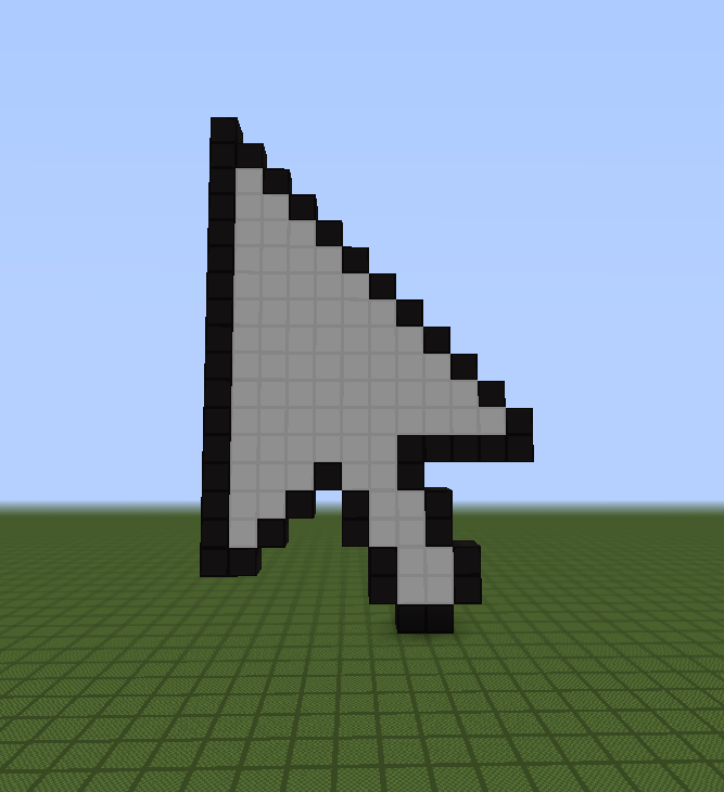 Minecraft Pixel Art Helper: Mouse Pointer