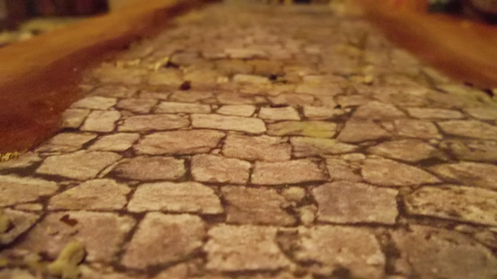 Capt. Richard's Miniature Civil War: Building a stone road from paper