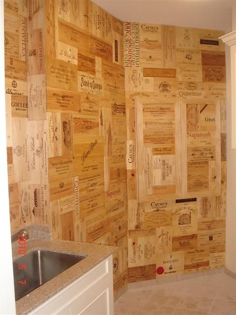 Wine Crates and Boxes: 10 Best Wine Crate Panel Walls