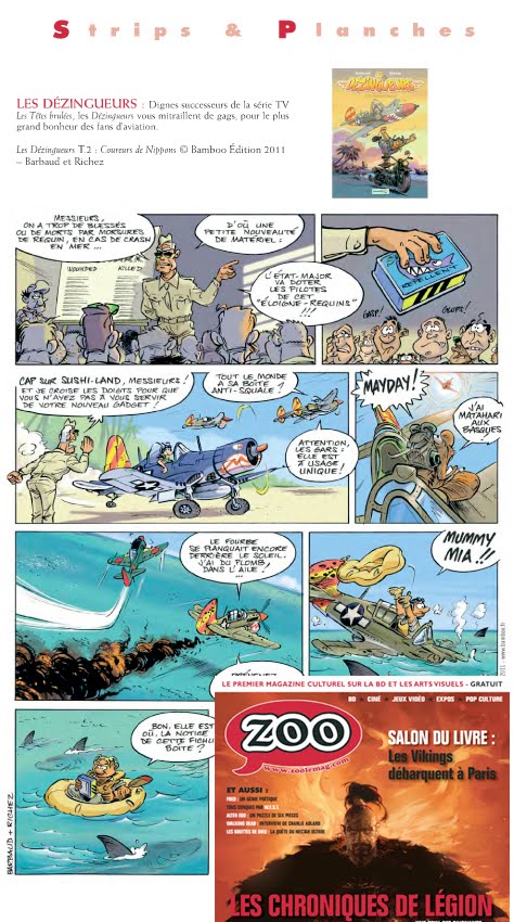 Jean Barbaud cartoons: Une page du Tome2 dans ZOO#31