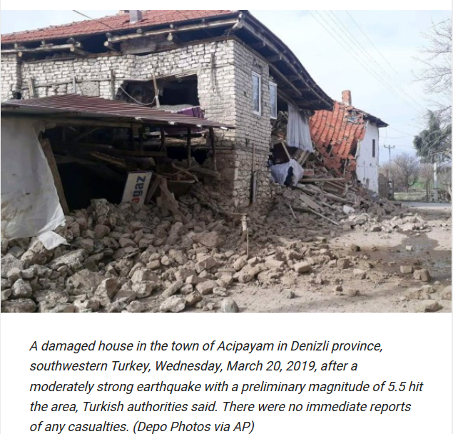 Earthquake Prediction: 5.5-magnitude earthquake strikes southwestern Turkey