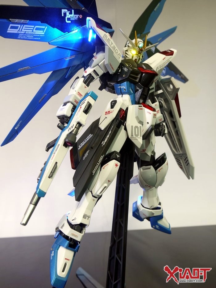 Gundam Family: MG 1/100 Freedom Gundam Custom Build with LED