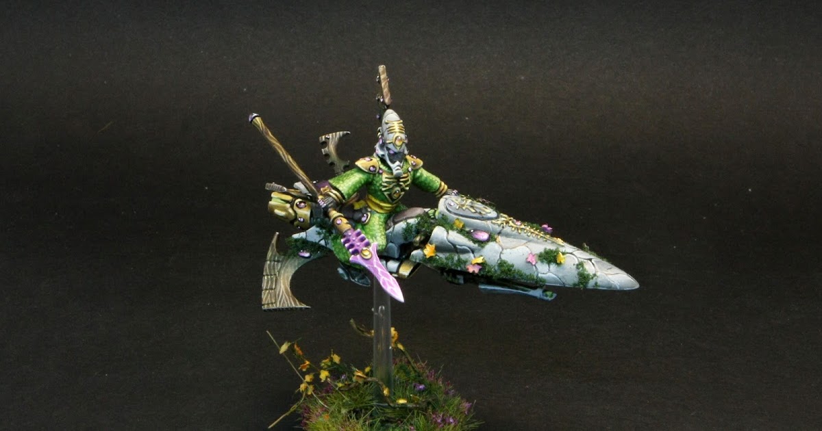 HopeRiver's Valley: Exodite Farseer on bike and Warlock