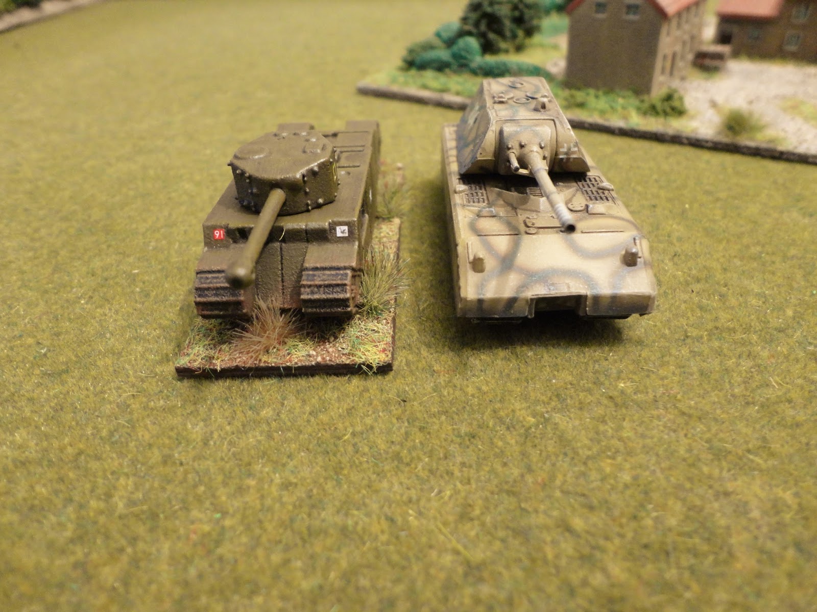 10/ 12mm WW2 and 6mm Napoleonic gaming: British TOG 2 heavy tank