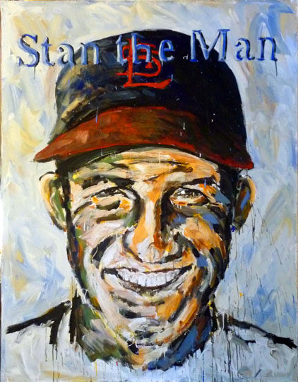 Stan the Man Musial painting