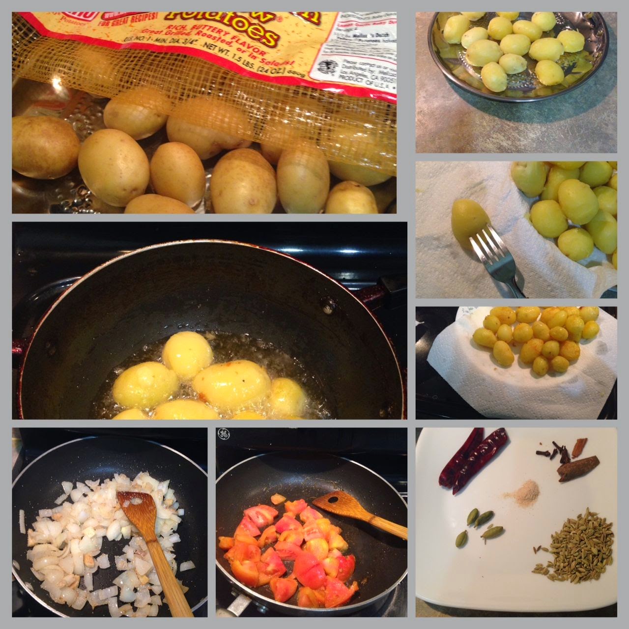 Sarita's Kitchen Blog: Luchi aloor dum