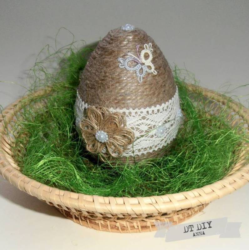 DIY - zrób to sam : TUTORIAL - Jajo patchworkowe