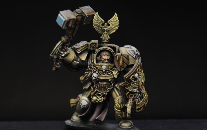 Bizzarewarstar: Space Hulk - painting Sergeant Gideon