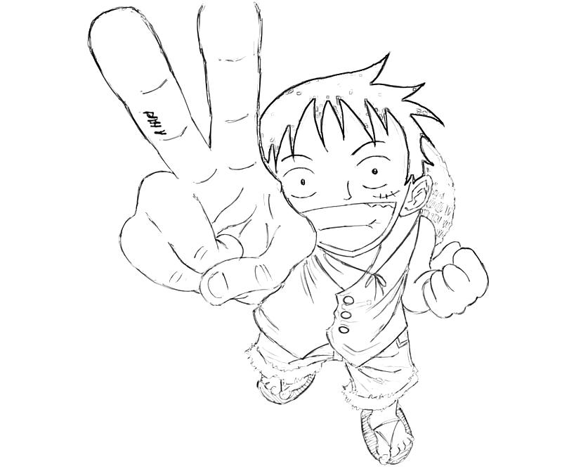 One Piece Luffy Coloring Pages Coloring Pages