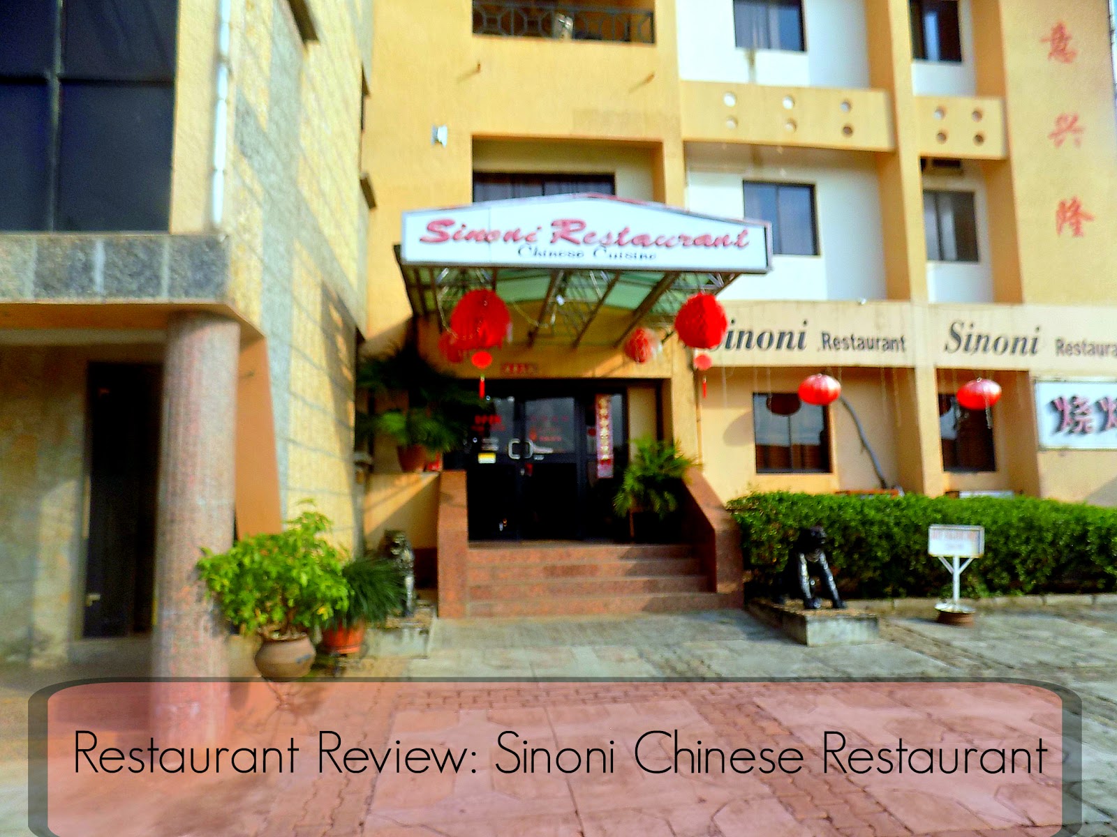 Restaurant Review: Sinoni Chinese Restaurant - Chisomxo