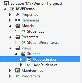 Lập Trình .NET: Mô hình MVP (Model - View - Presenter) C#