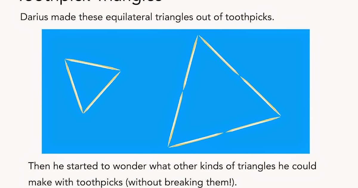 1001 Math Problems: Toothpick Triangles