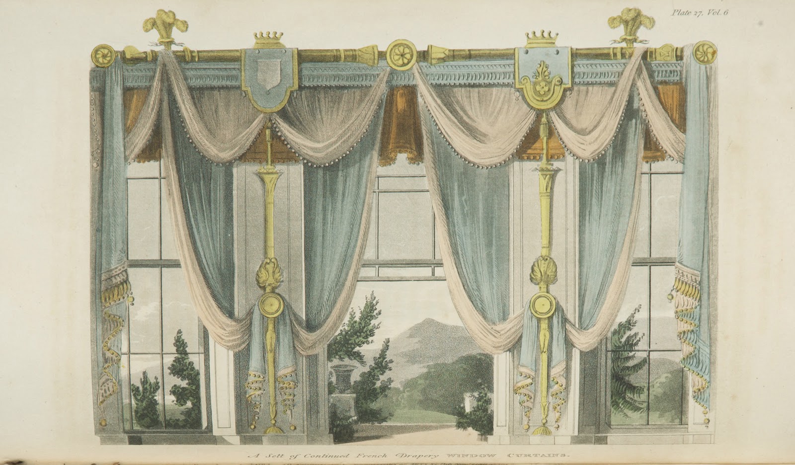 EKDuncan - My Fanciful Muse: Regency Era Curtains - Ackermann's Repository