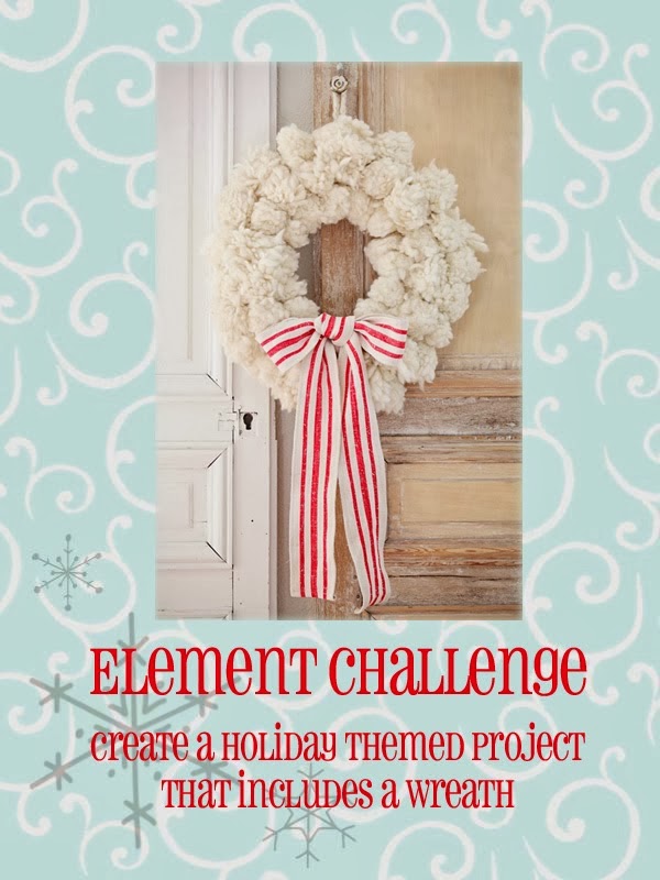 Handmade by Michelle: Poinsettia wreath