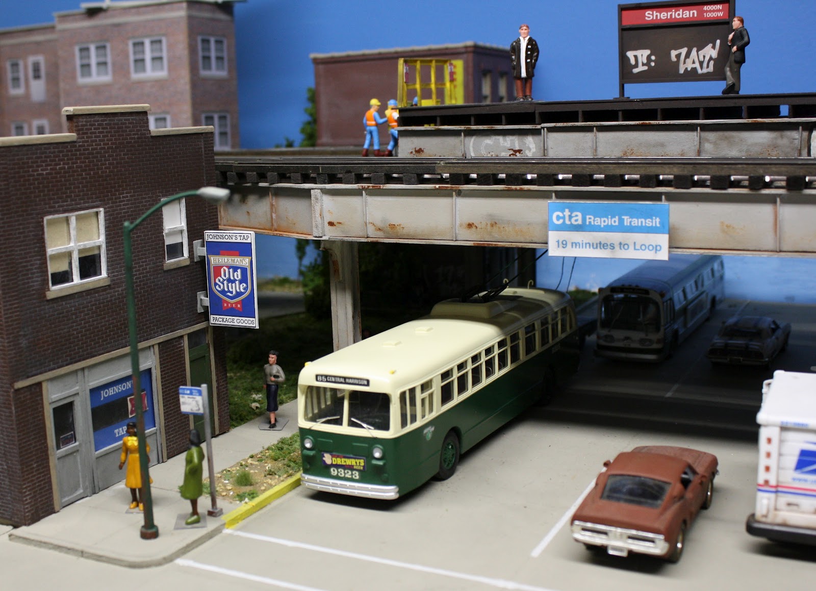 CTA O Scale L Layout: Visitors to the layout
