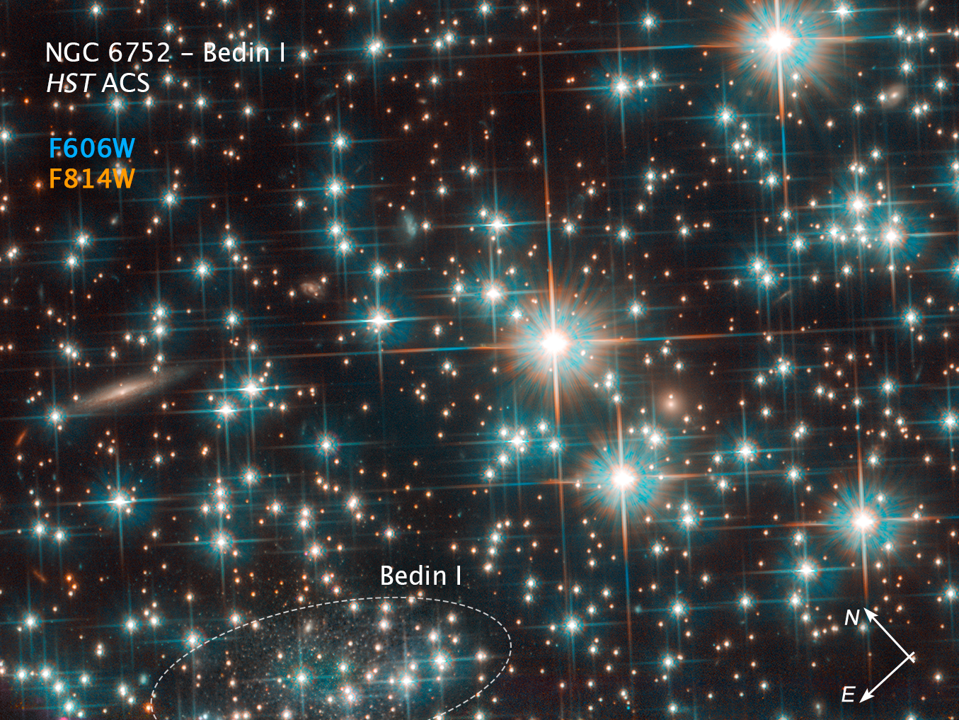 O Hubble descobre acidentalmente uma galáxia na vizinhança da Via Láctea