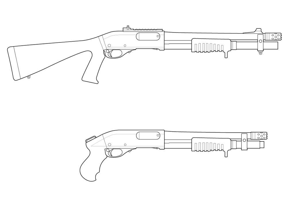 O.L. Colter's Author Blog: Rez's Arsenal Preview Remington 870