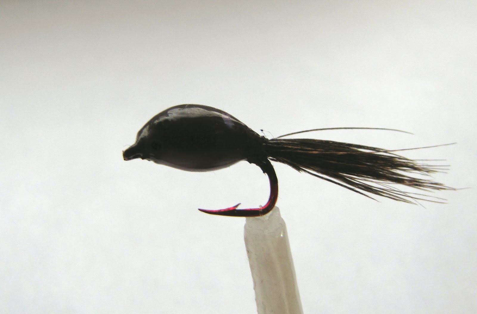 A Creative Fly Tying Blog.: The Black Junior Tadpole.