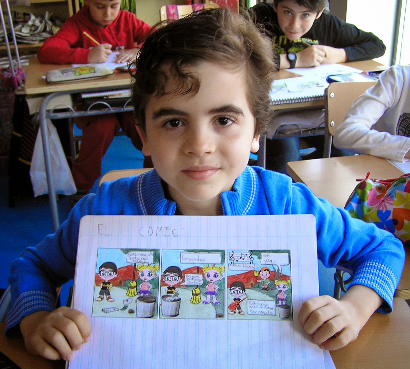 Cosas de niños para la escuela: LOS COMICS: LOS ALUMNOS PONEN TEXTO A ...