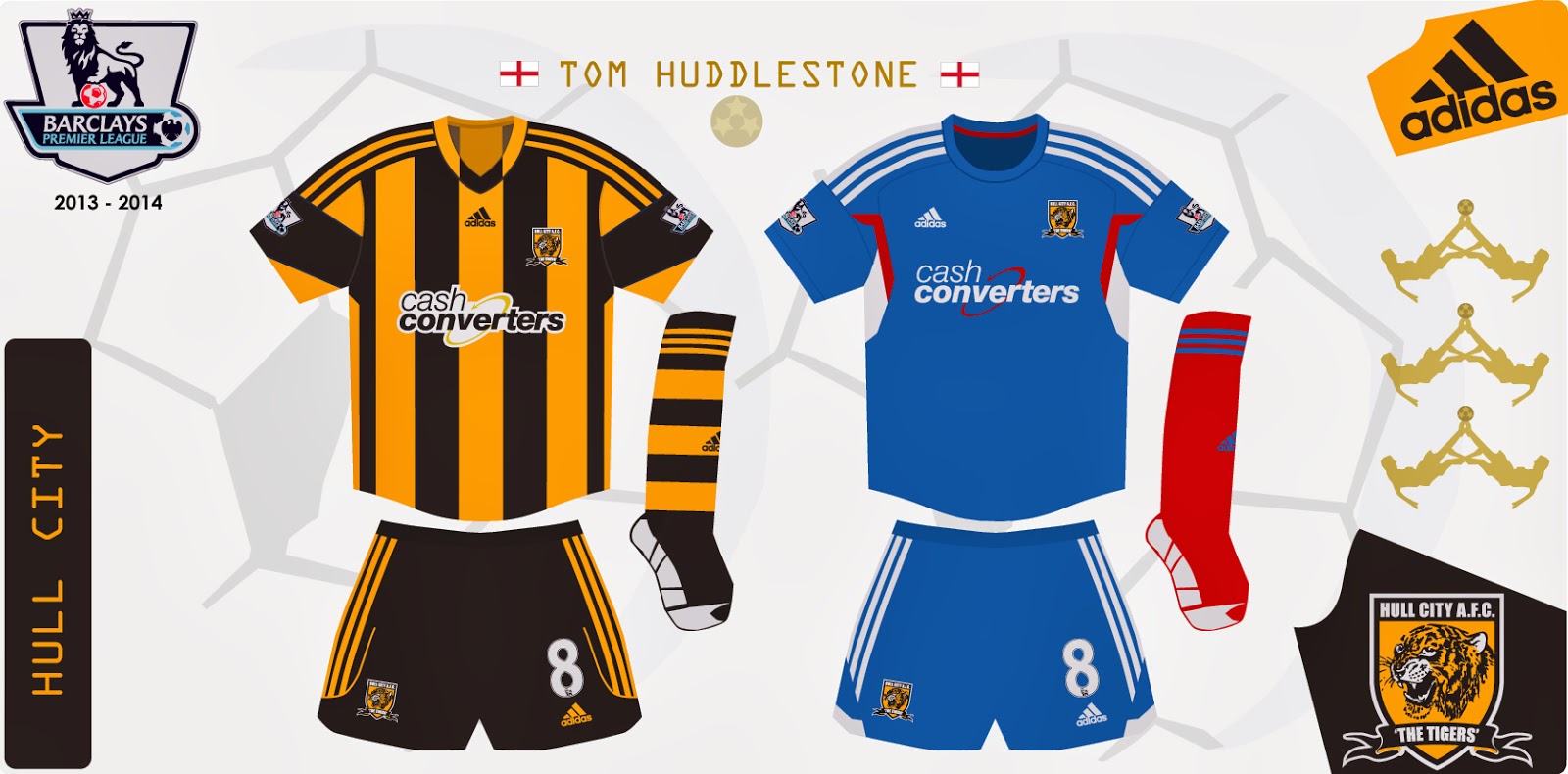 Design Futbol Kits: Hull City 2013 - 2014 (Premier League)