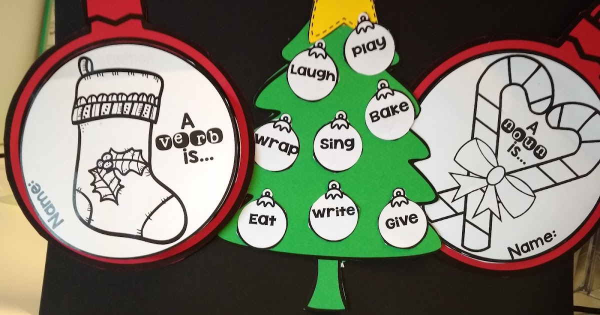 Its a Thing: Christmas Craft - Verbs, Nouns and Adjectives activities ...
