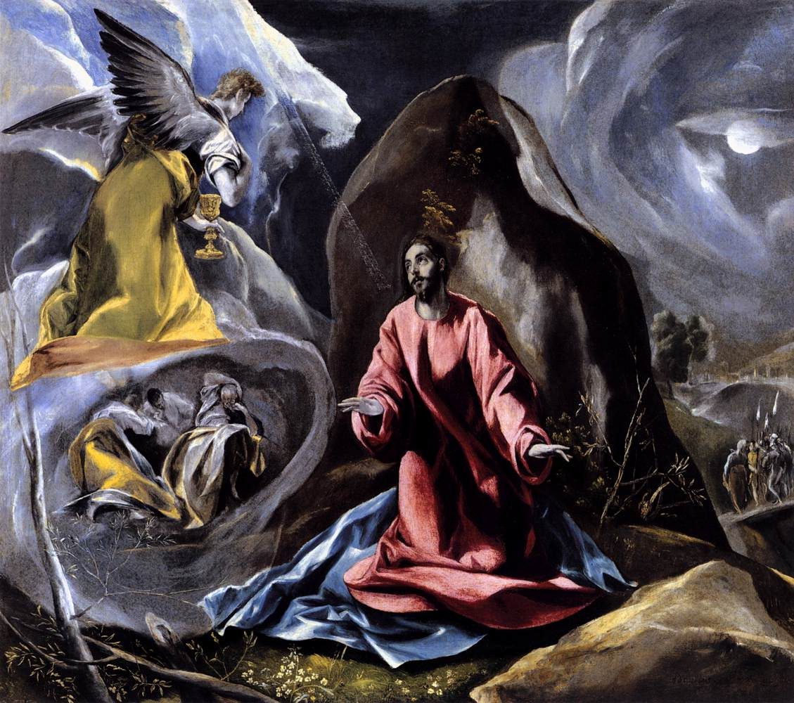 pinturamadrid: el greco - la oracion en el huerto 1590-95
