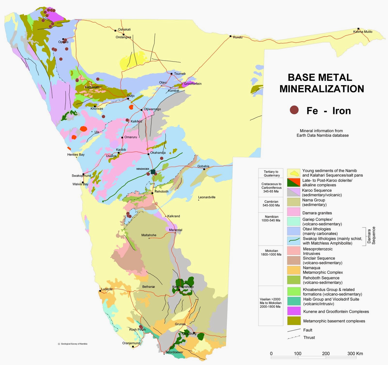 Spilpunt: Iron Mineralization in Namibia