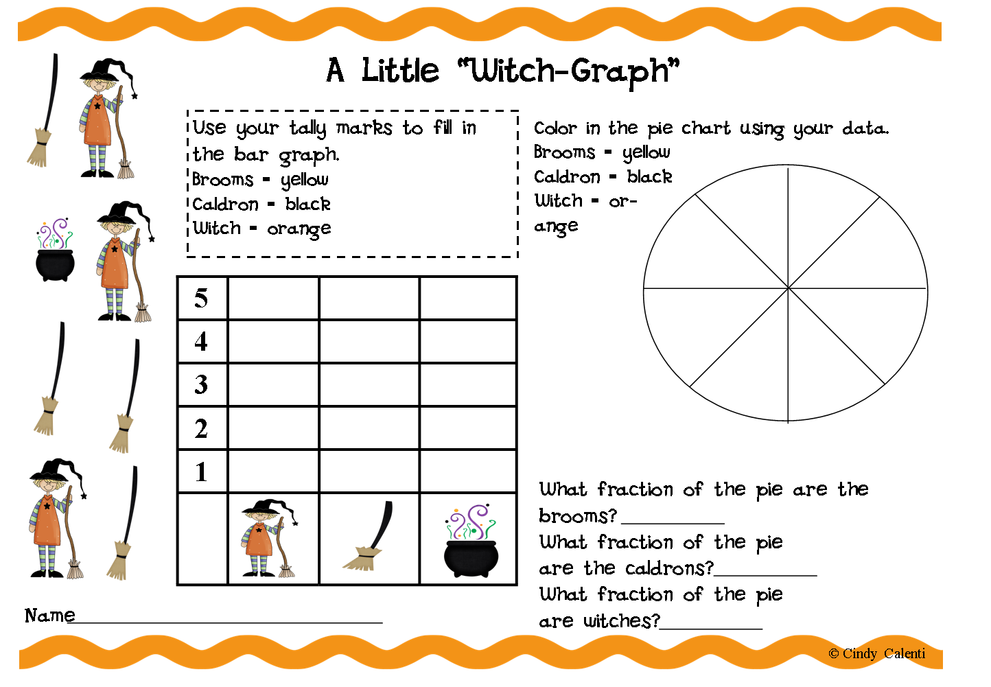 Granny Goes to School: Little Witch Door Decor and Freebie