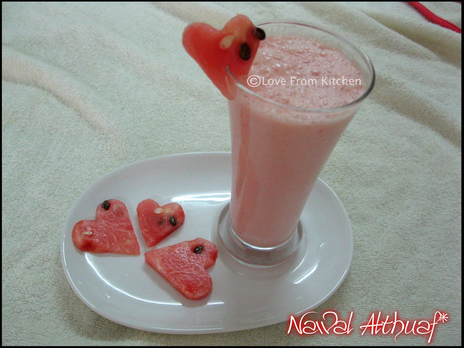 Water Melon Shake ~ Love From Kitchen