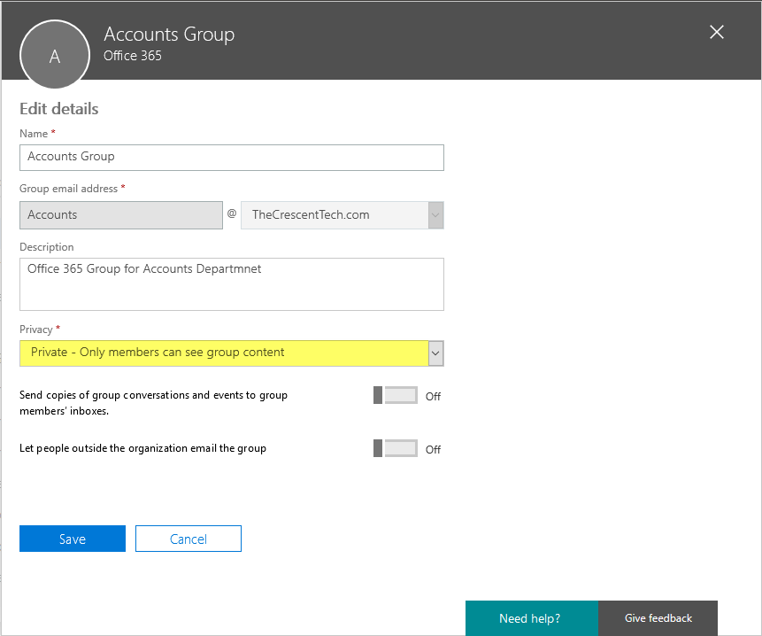 Set Office 365 Group Privacy To Private Or Public Using Powershell Sharepoint Diary