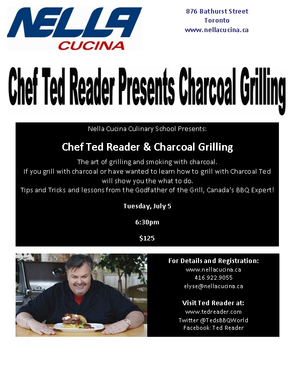 Nella Cucina: Canada's BBQ Expert: Ted Reader @ Nella Cucina