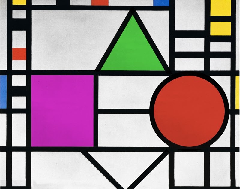 An example of my ideas in 2-dimensional design: Rectilinear Shapes