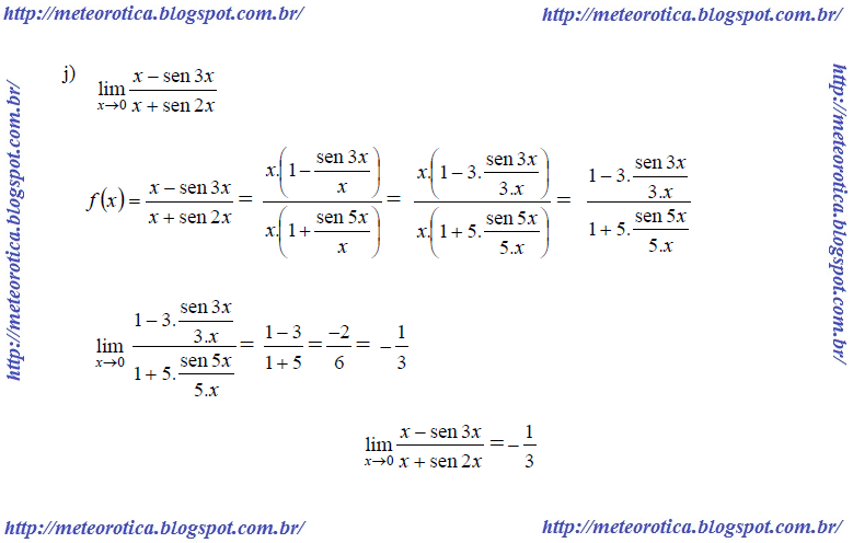 M.E.T.E.O.R.O.T.I.C.A: Exercícios resolvidos sobre Limites - Limites ...