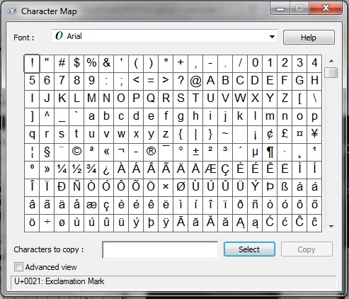 Unicode Character Blocks - Bukan Intrik