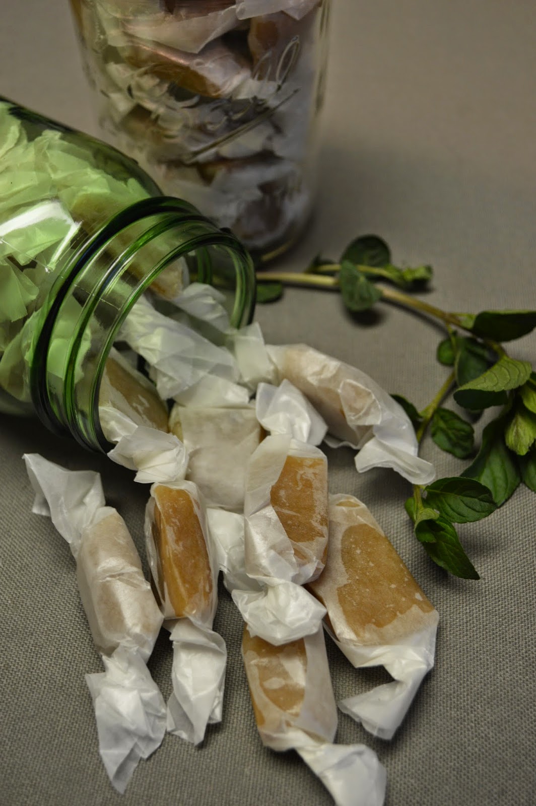 From Scratch: Garden Mint Honey Caramels