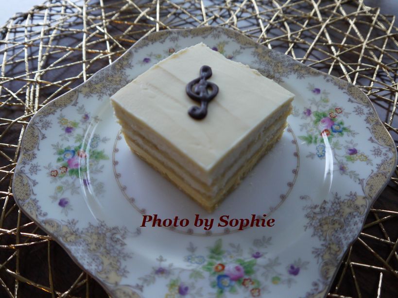 Home Party Dessert Recipe: White Chocolate Opera Cake