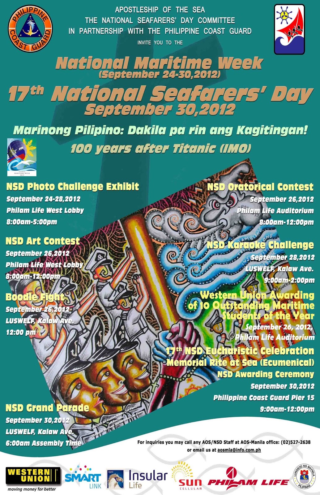 pinoy seafarers' rights: National Seafarers' Day posters