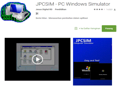 Cara Instal Windows XP, 7, 8, dan 10 di Android Terbukti Berhasil!!