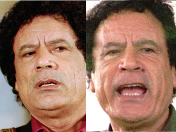 The Worst in the World: GADDAFI OR KHADAFFI - PLASTIC SURGERIES